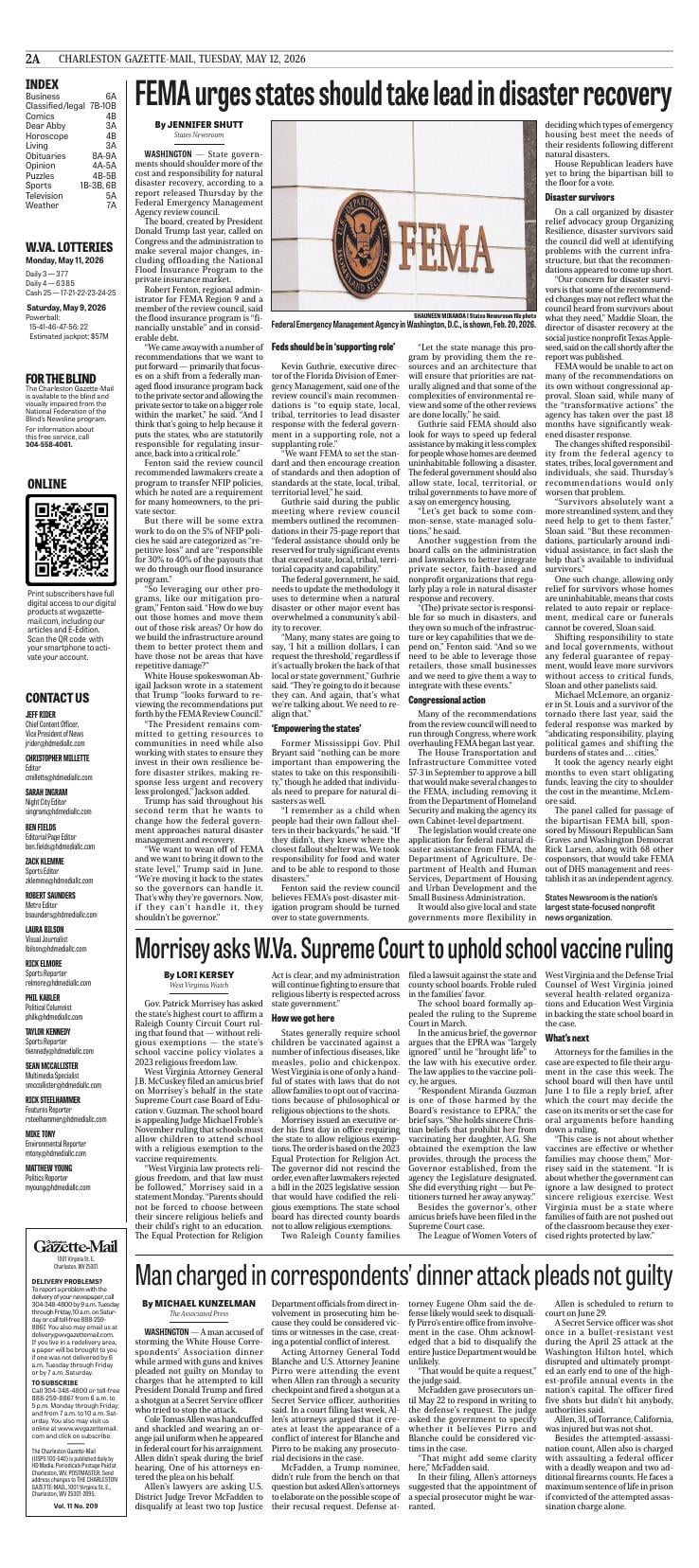 Page A2 | e-Edition | wvgazettemail.com