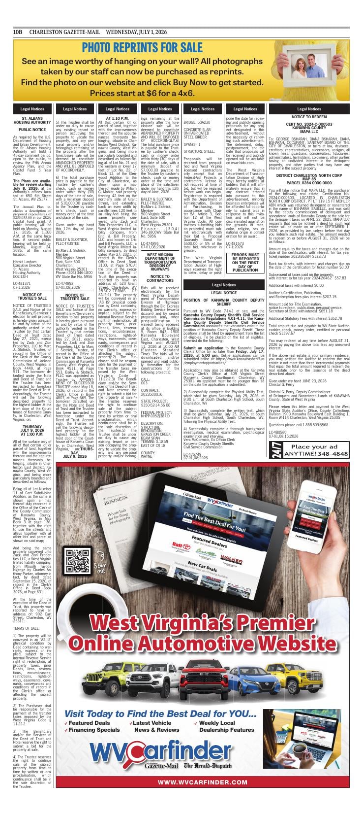 Page B10 | e-Edition | wvgazettemail.com
