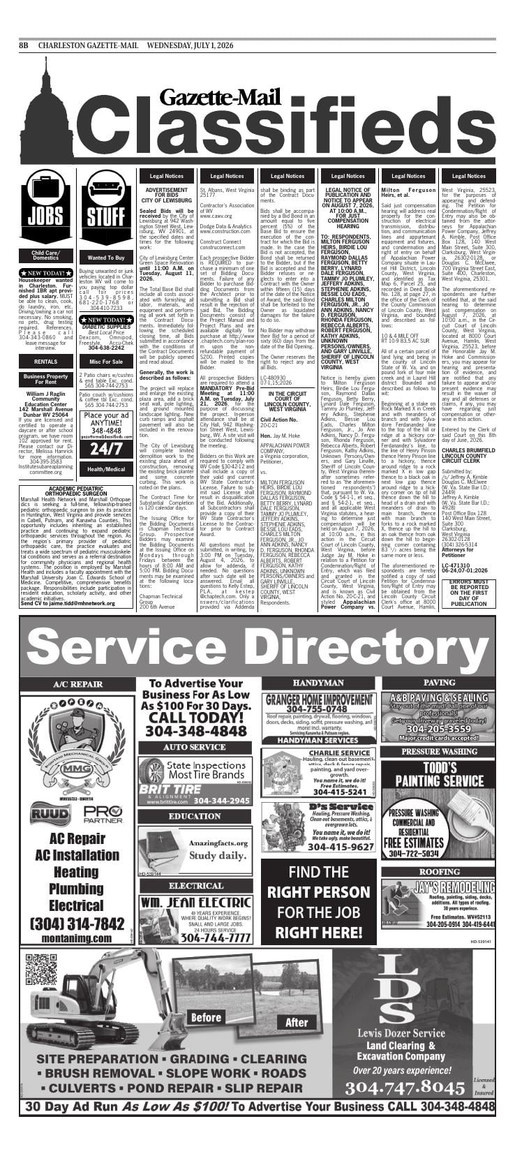 Page B9 | e-Edition | wvgazettemail.com