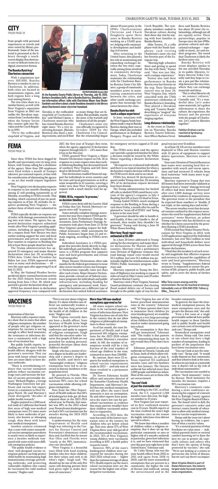 Page A7 | e-Edition | wvgazettemail.com