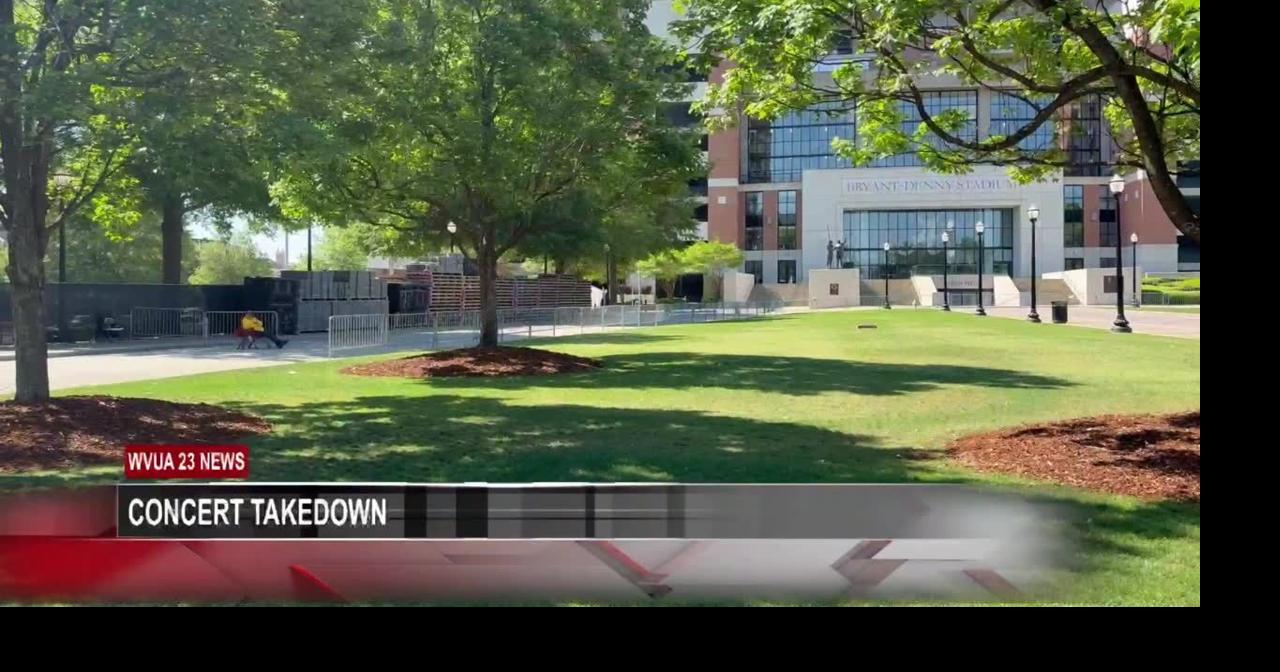 Bryant-Denny Stadium getting back to normal after Morgan Wallen concert ...