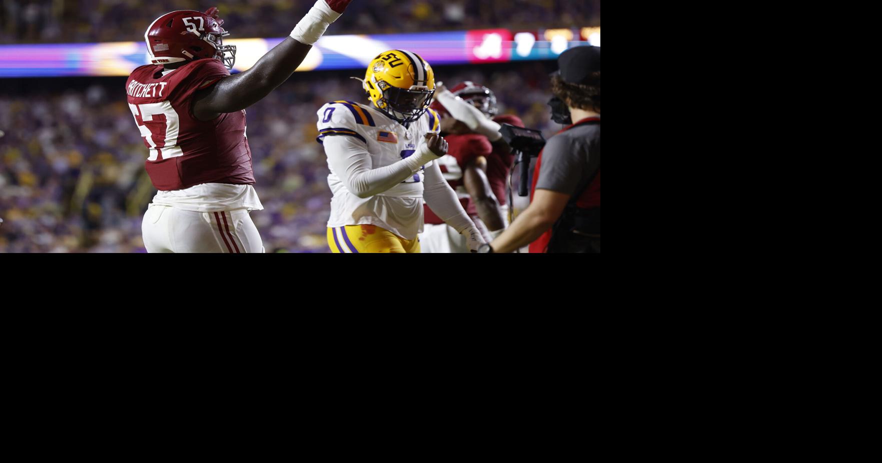 Alabama offensive line coach highlights adjustment made at LSU ...