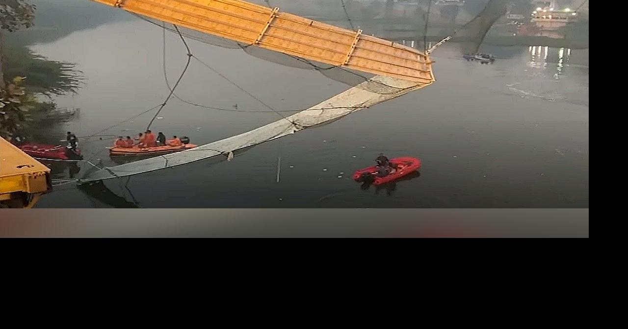 Suspension bridge collapse kills at least 133 in India | Regional & U.S ...