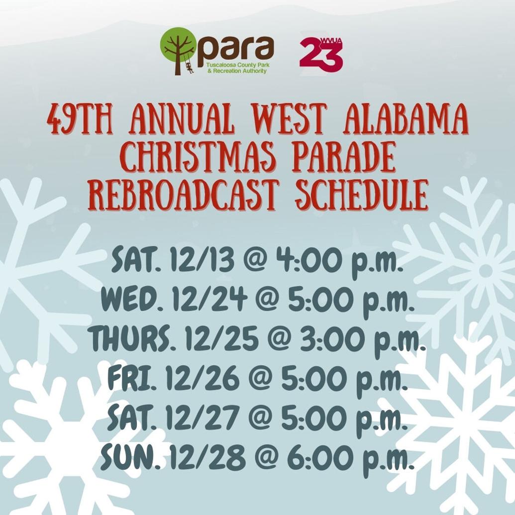 49th annual West Alabama Christmas Parade rebroadcast schedule | News ...