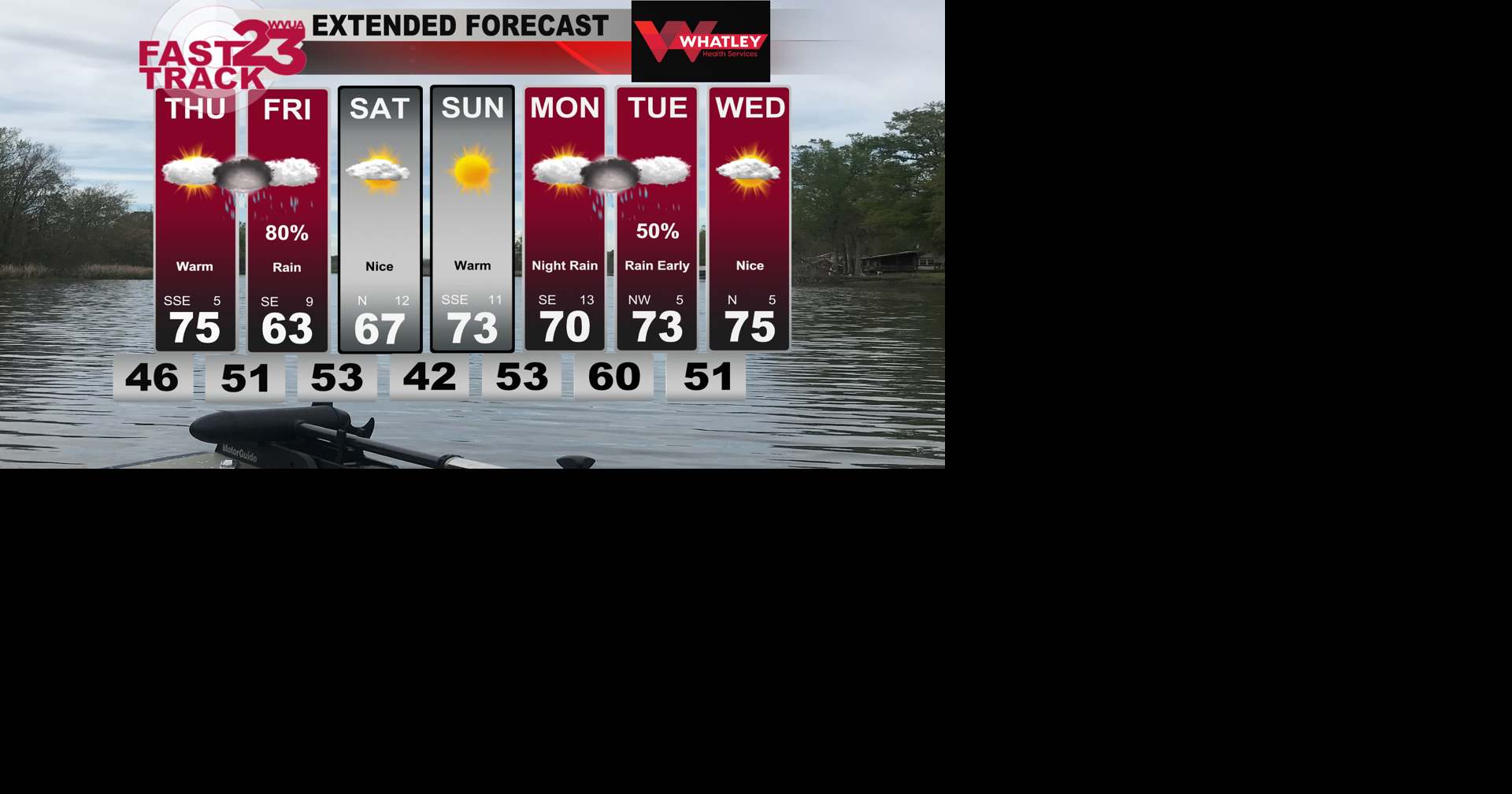 Rain Returns on Friday…. Nice Weekend Forecast… Wednesday PM Forecast ...