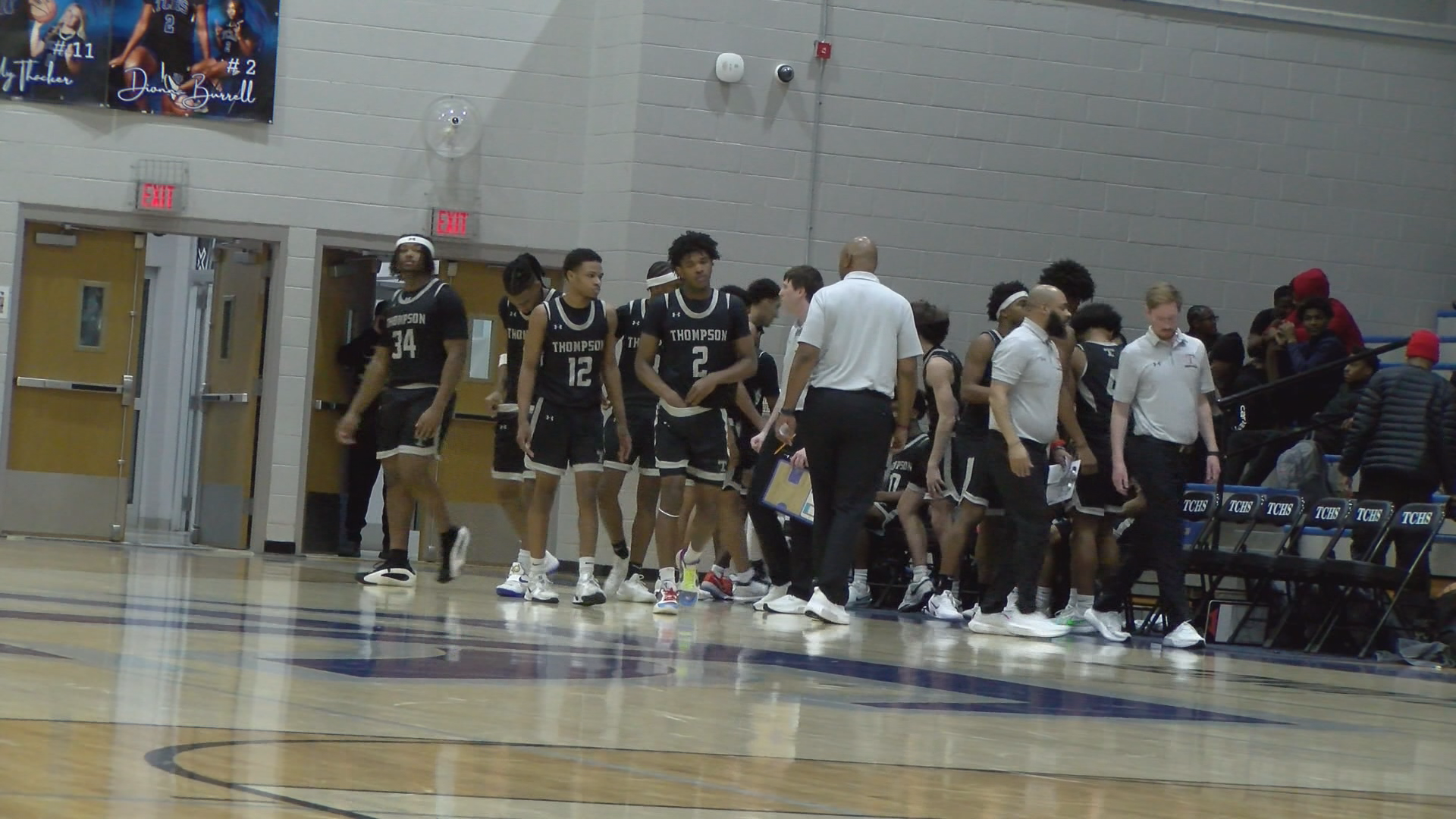 Thompson boys basketball takes home a win after a battle against ...
