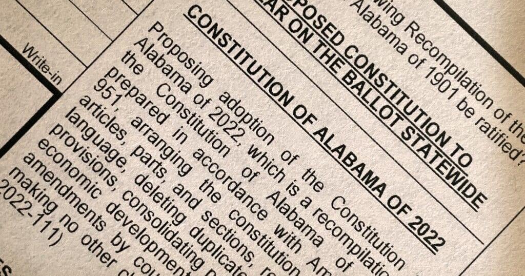 Alabama passes all 10 state amendments, constitution reworking ...