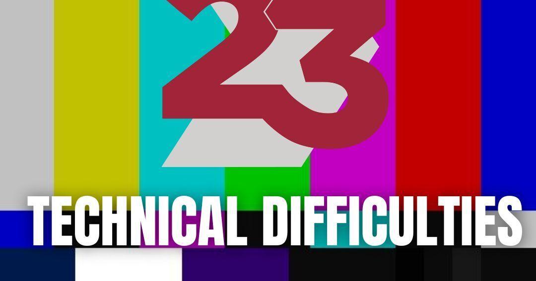 technical difficulties background