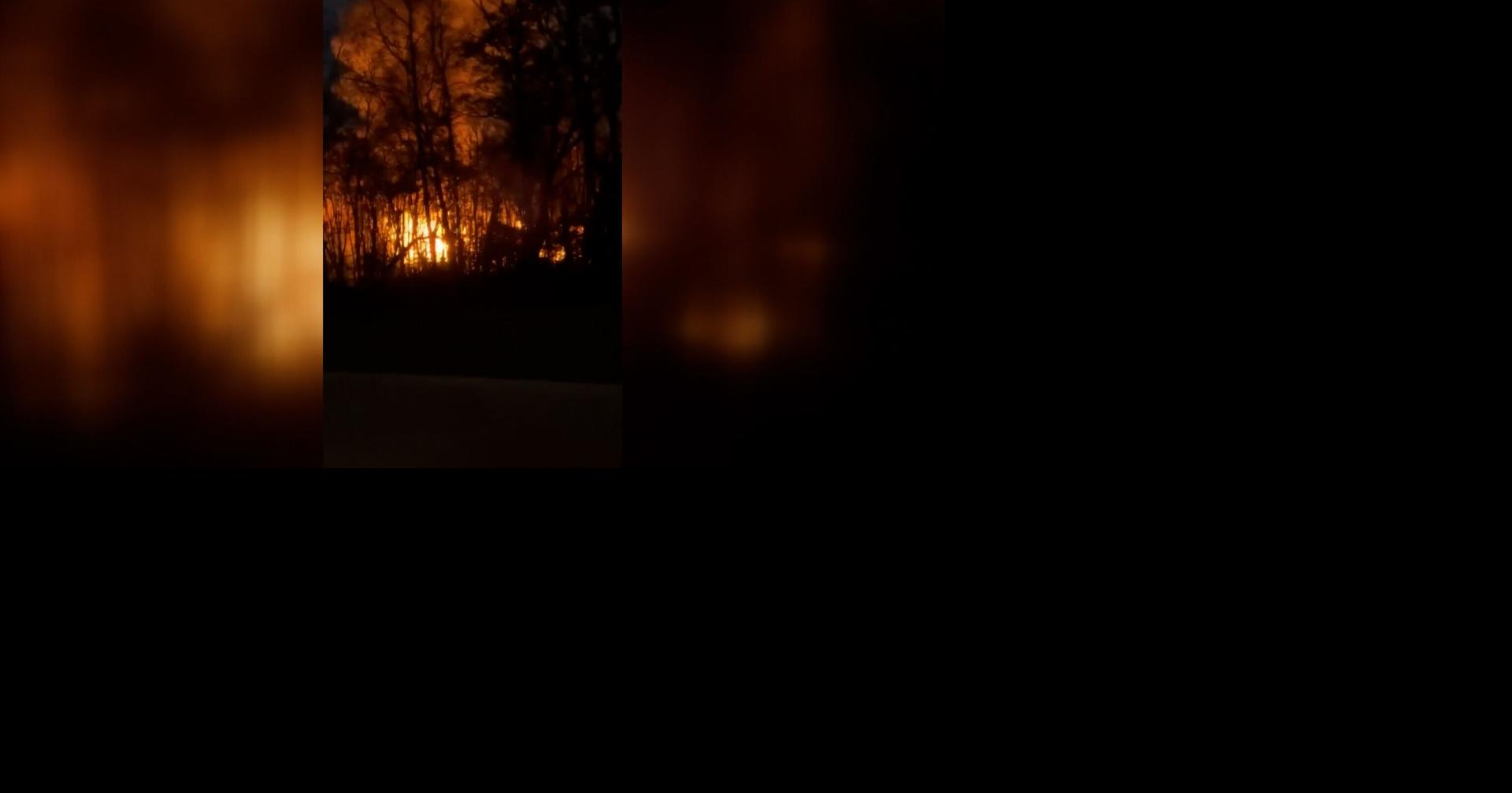 Northport blaze Sunday evening seen for miles | News | wvua23.com