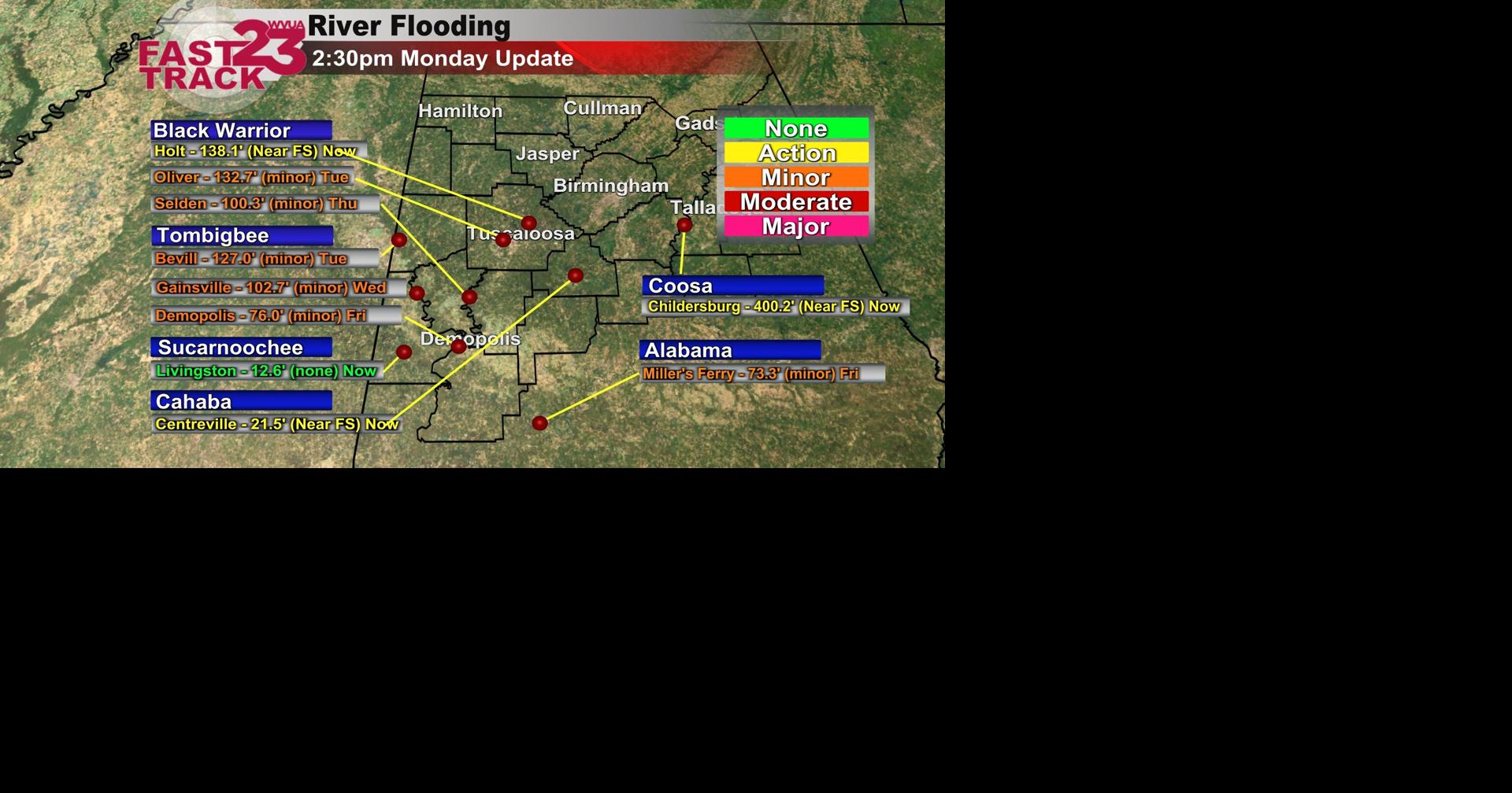 River Flooding Forecast Update | News | wvua23.com