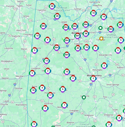 West Alabama experiences power outages after storm | Local News ...