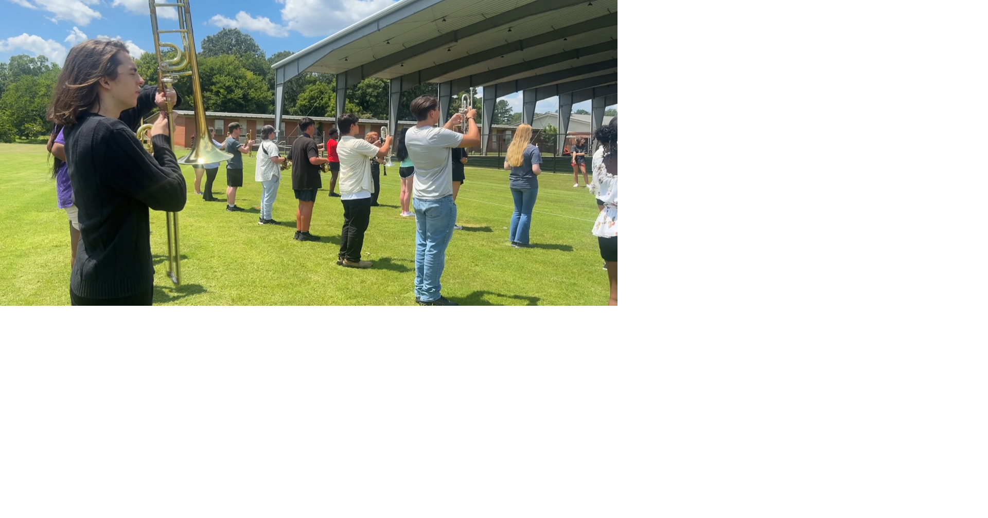 High school bands brave summer heat for band camp | News | wvua23.com