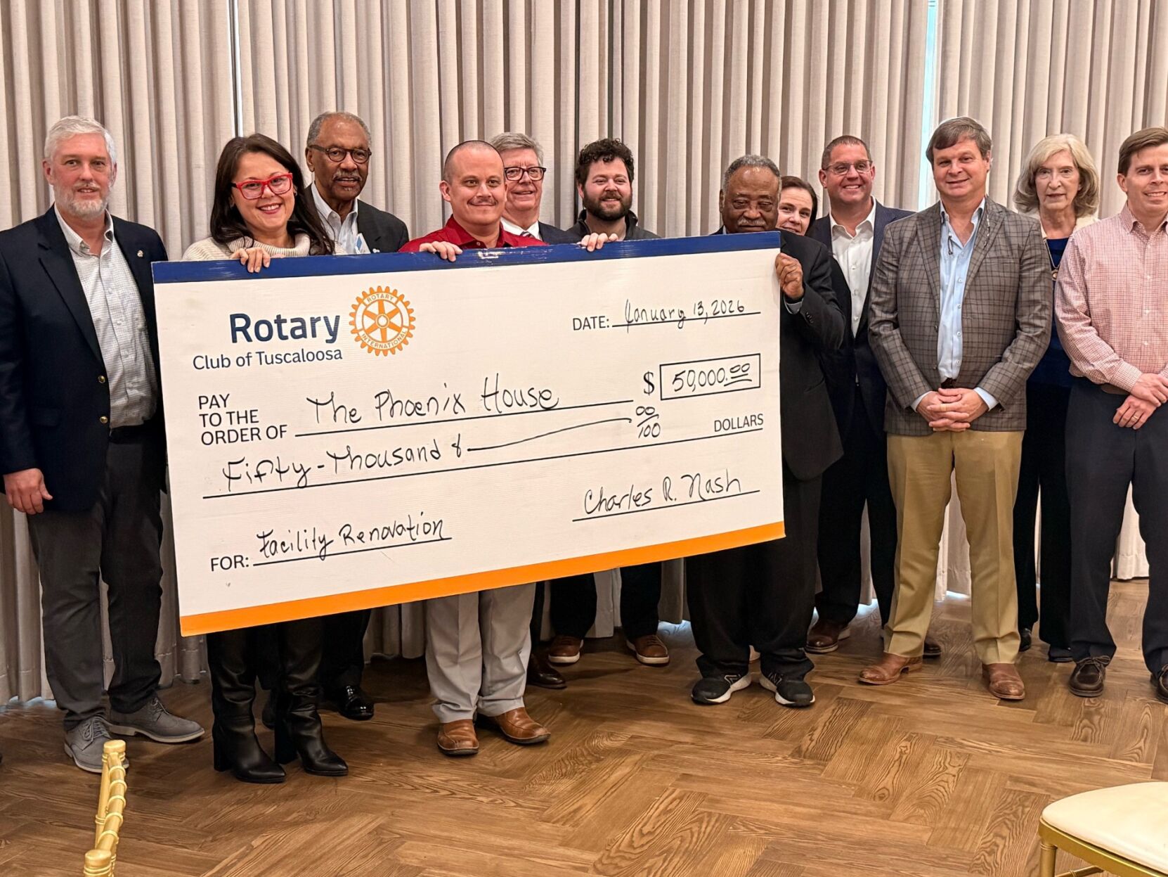 Phoenix House gets $50K grant from Tuscaloosa Rotary Club for upgraded ...