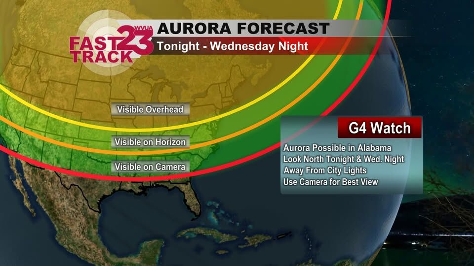 Aurora Possible in Alabama Tonight - Wednesday Night... | Weather ...