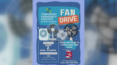 WVUA 23 News annual Fan Drive set for June, 2 | News | wvua23.com