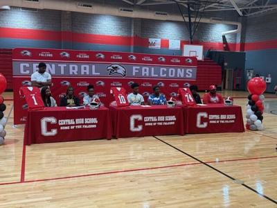 Three Central football players sign to play at the next level | Sports ...