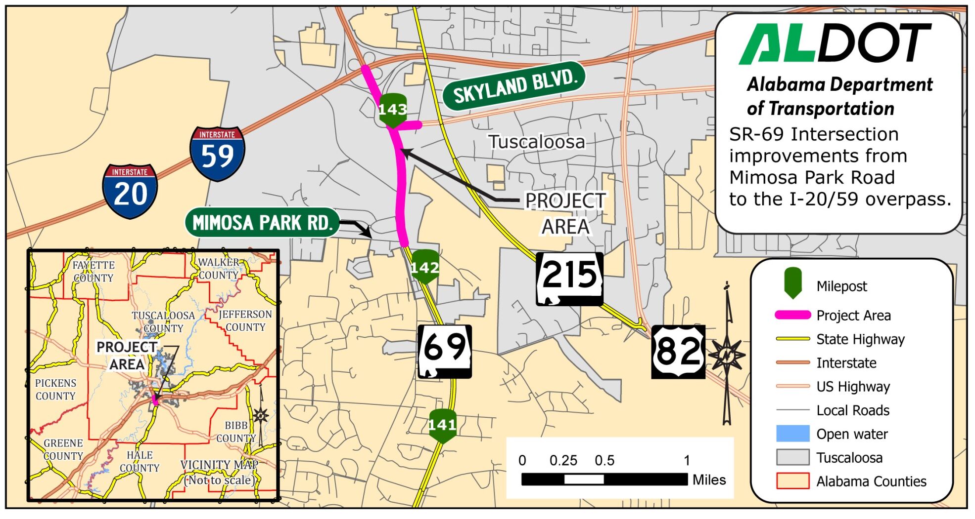 Live on 69 South in Tuscaloosa area? Alabama Department of ...