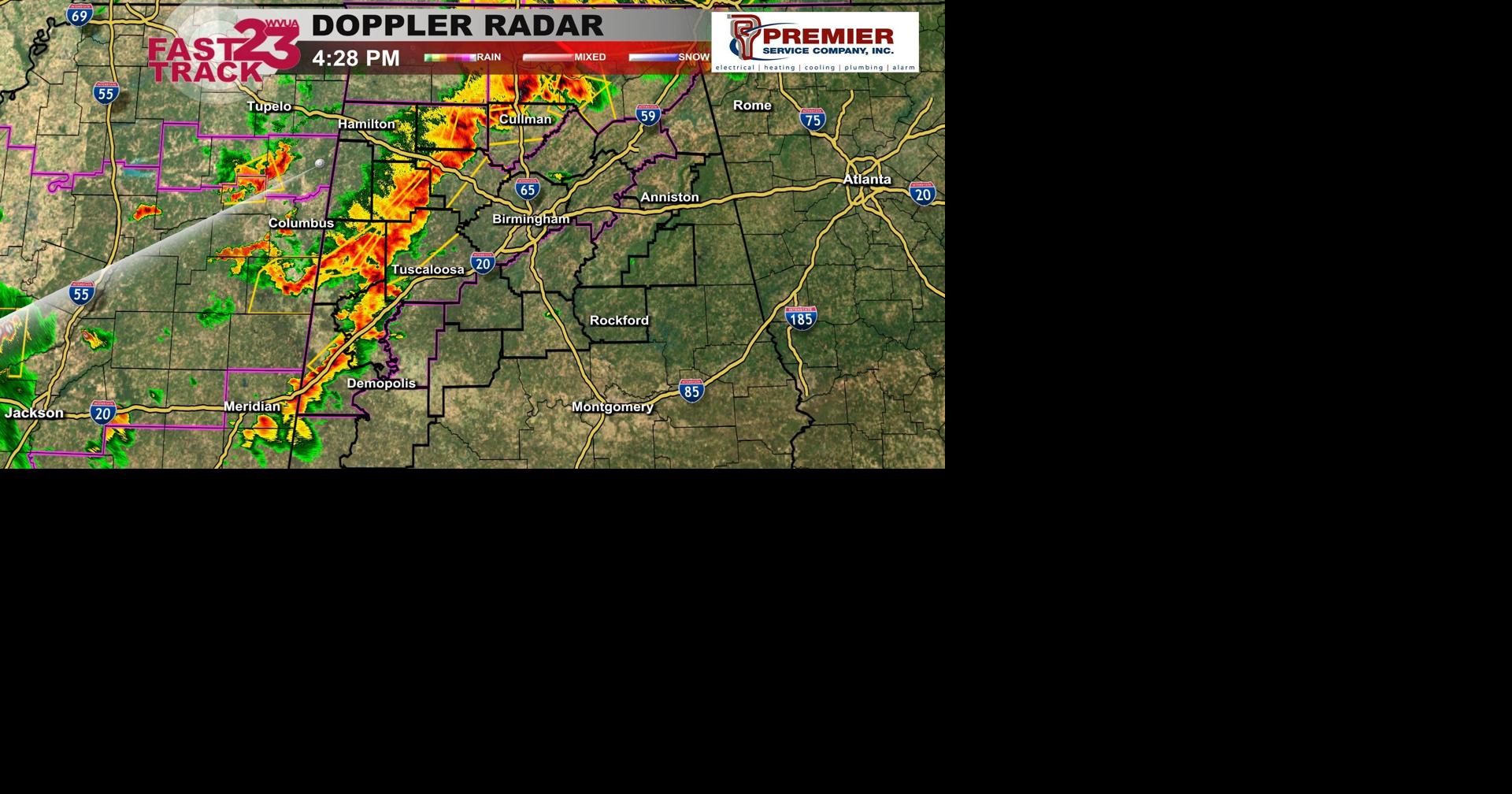 4:30pm Friday Severe Weather Update... Severe Storms Moving Through the ...