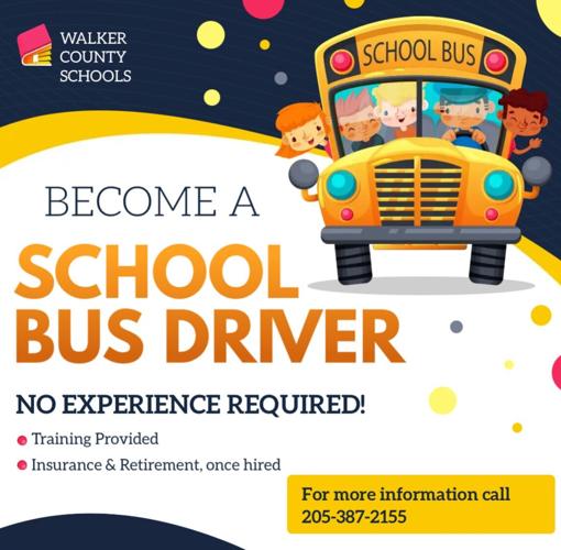 School bus drivers needed behind the wheel in Walker County schools ...