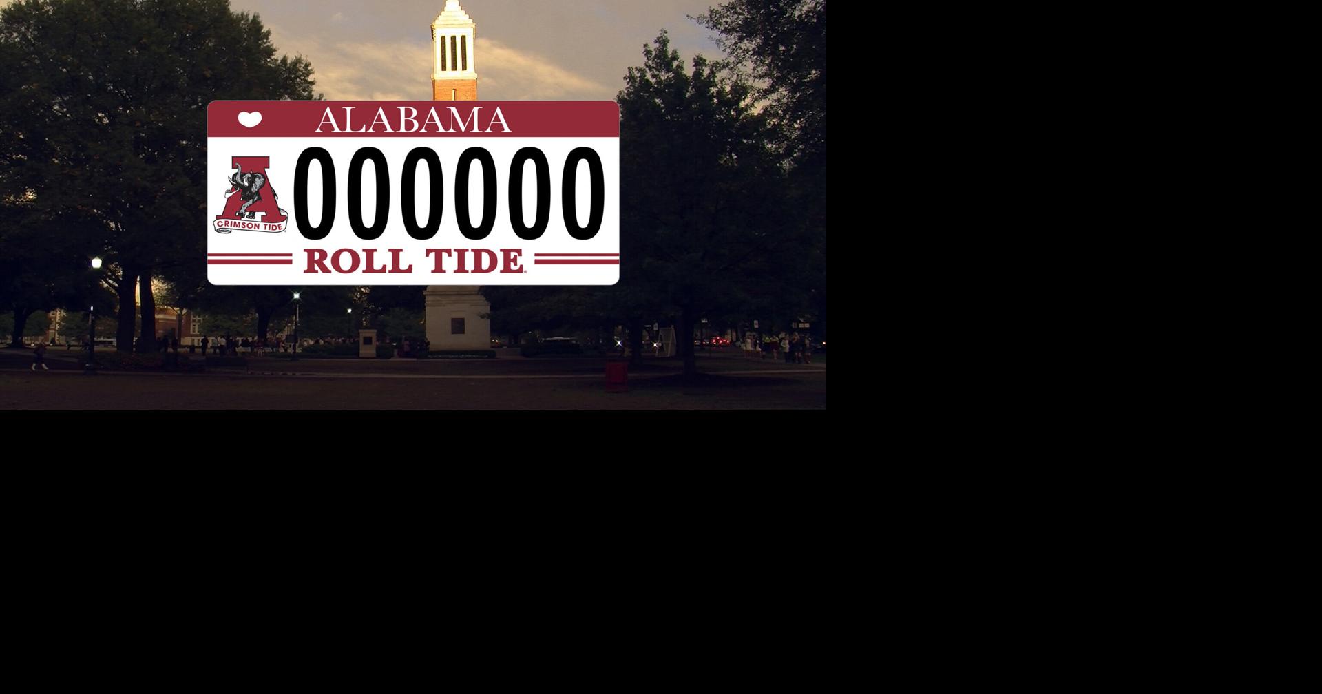 University of Alabama releases new look for collegiate car tags ...