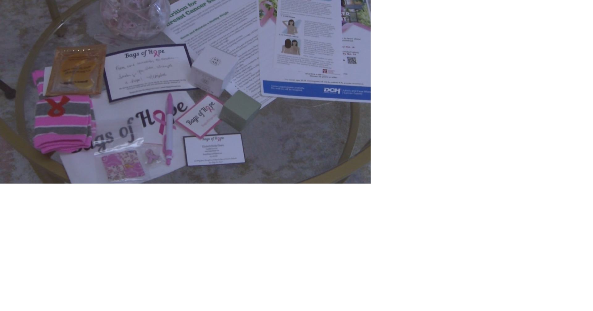 Made with love: Bags of Hope for breast cancer patients | News | wvua23.com