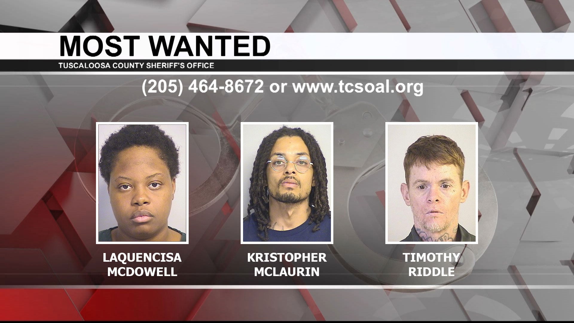 Tuscaloosa's Most Wanted: June 11, 2026 | News | wvua23.com