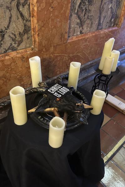 Man accused of destroying Satanic Temple display at Iowa Capitol is now ...