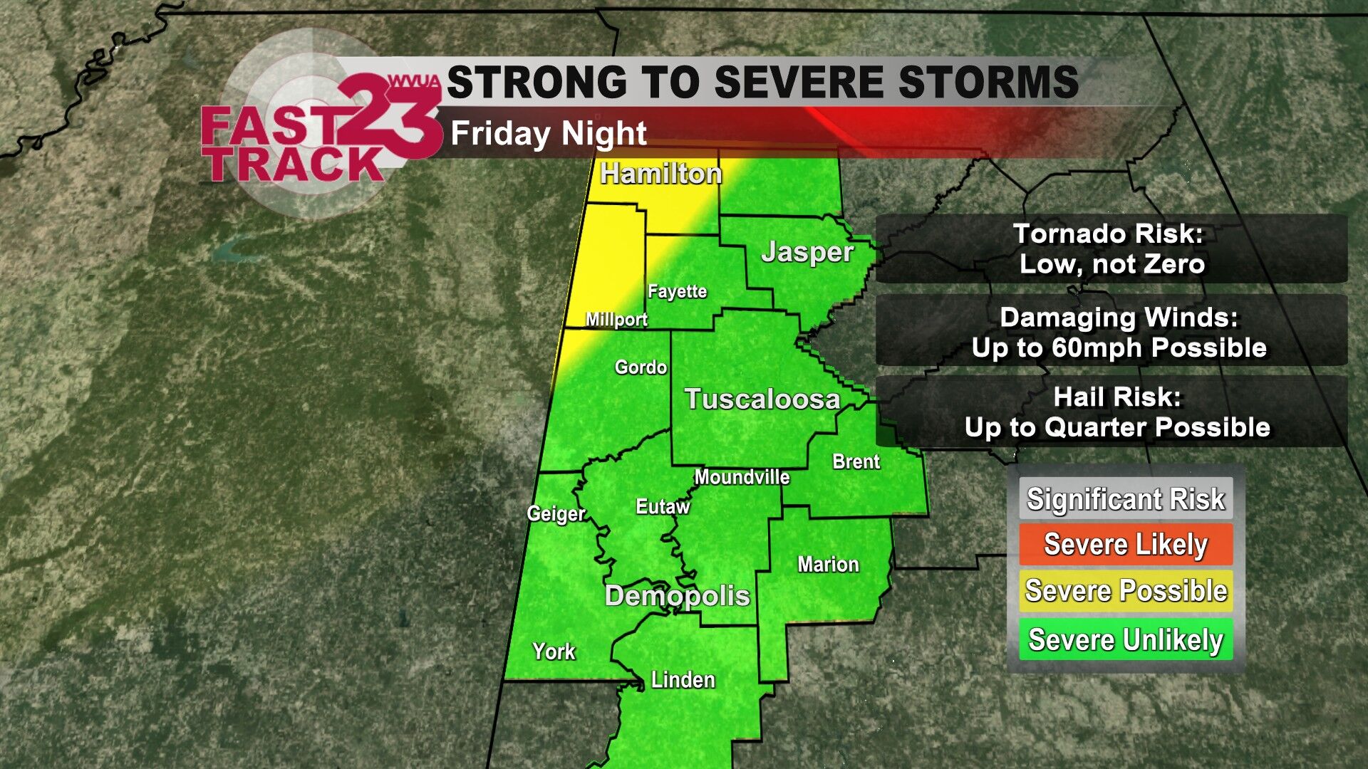 Stormy Weather on Friday and Friday Night... Tuesday PM Update ...