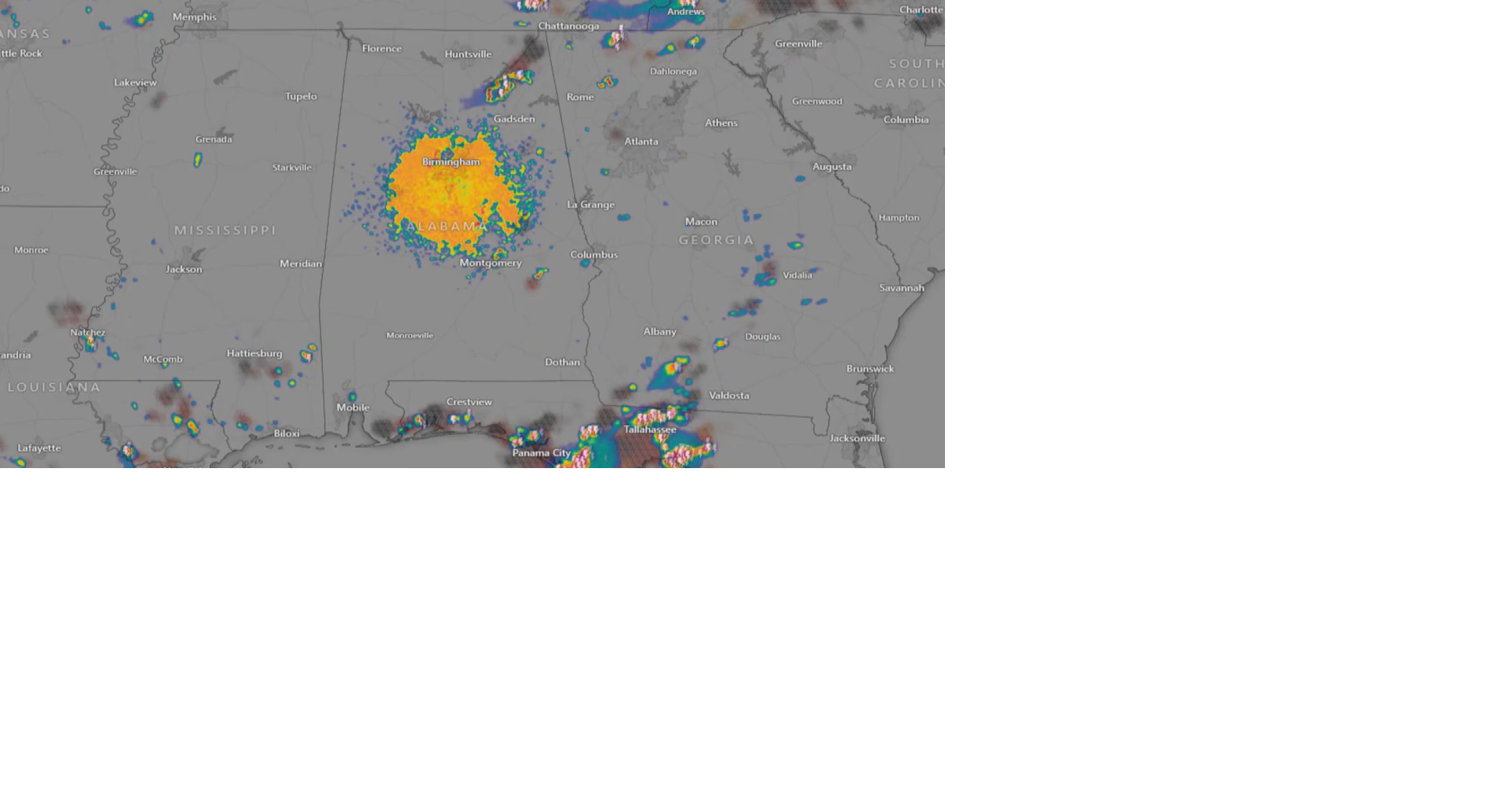 Alabama weather radar malfunction sends social media into a frenzy ...