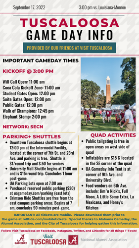 Going to Saturday’s game? This info is for you | Local News | wvua23.com