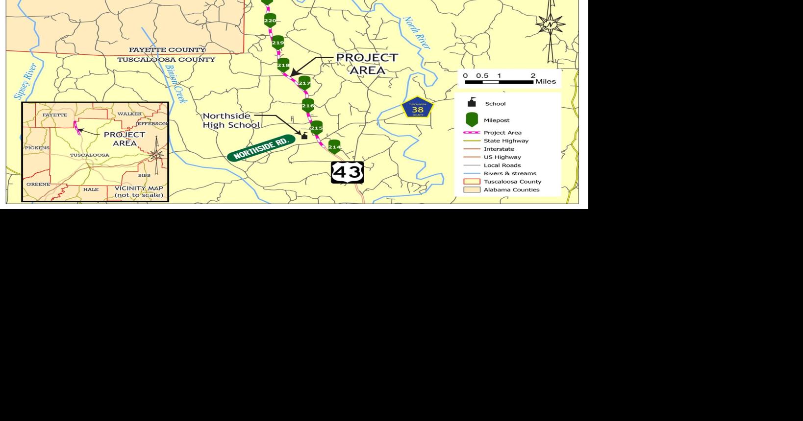 U.S Highway 43 expected to see construction through the summer starting ...