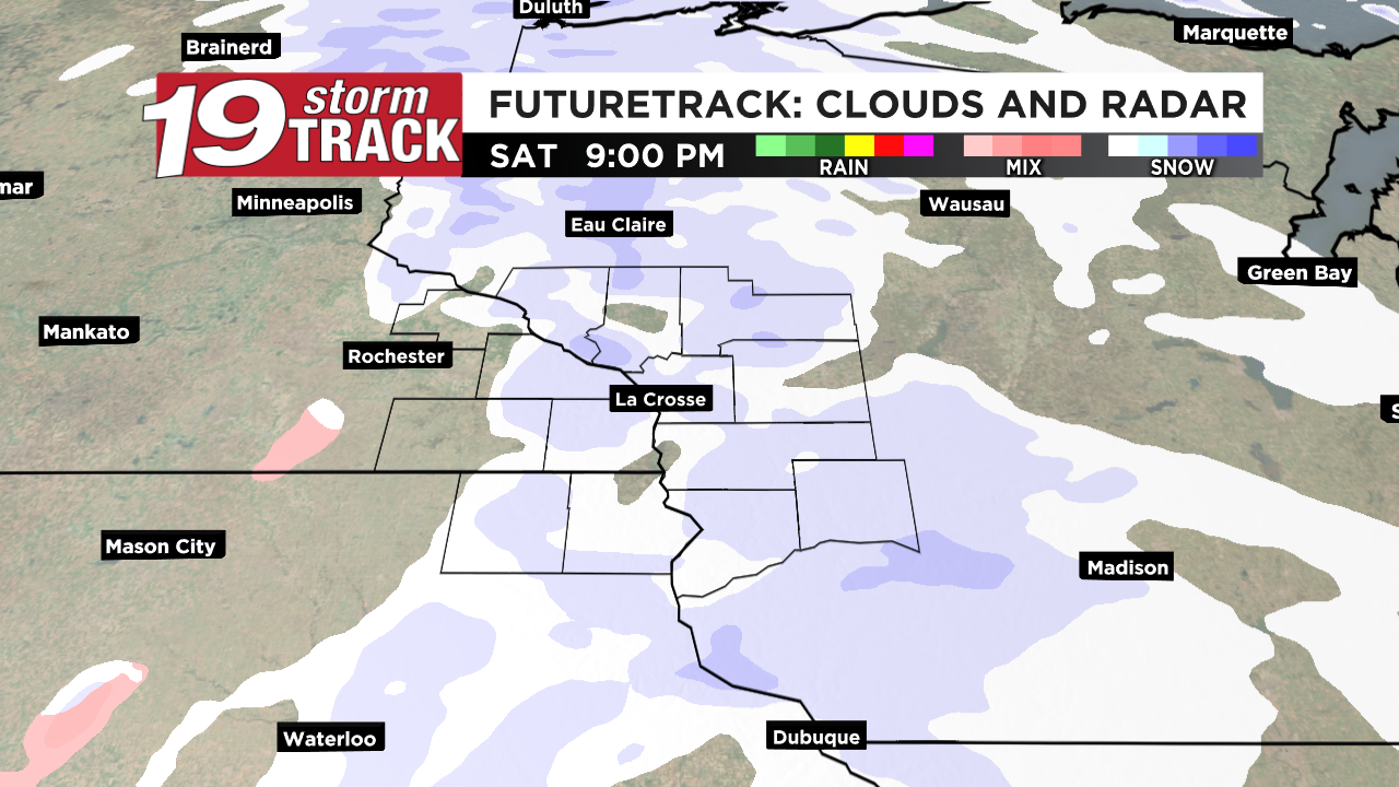 A few weekend snow chances, then a big temperature drop off | 19 Storm ...