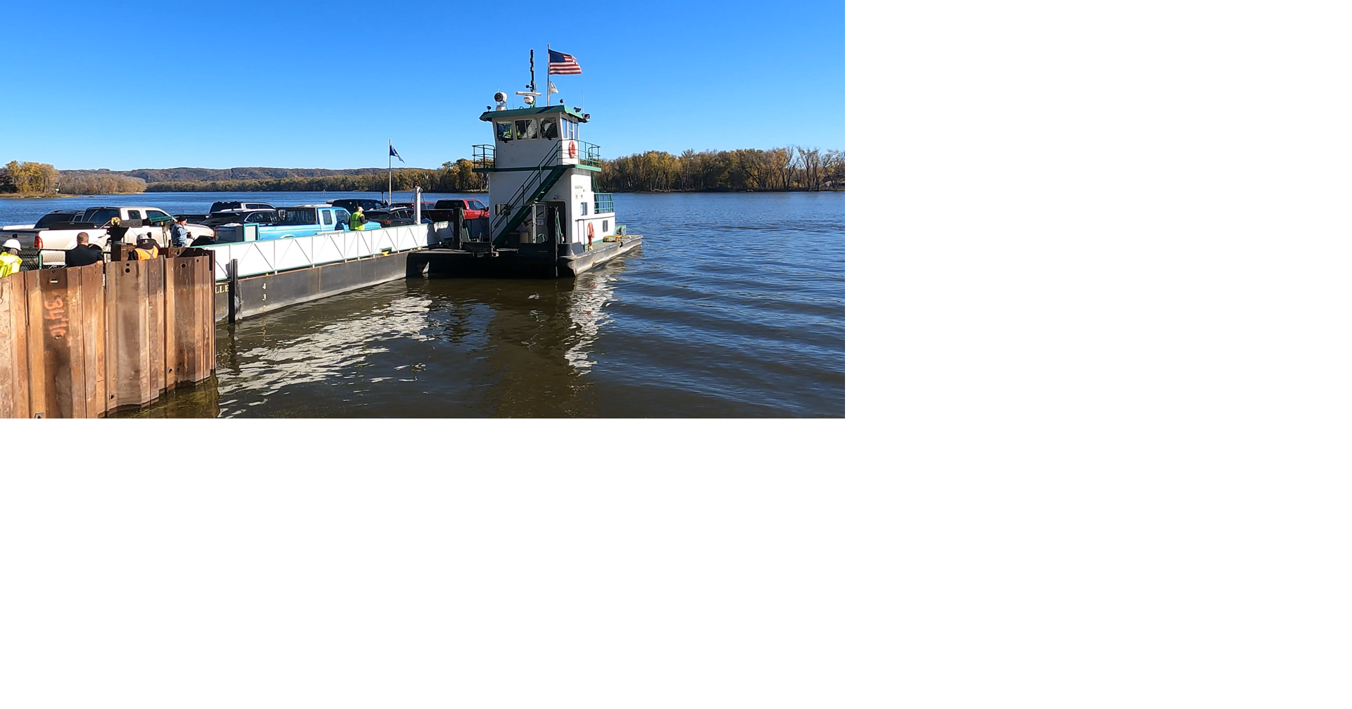 Lansing Bridge car ferry schedule reduced for Thanksgiving | Coulee ...