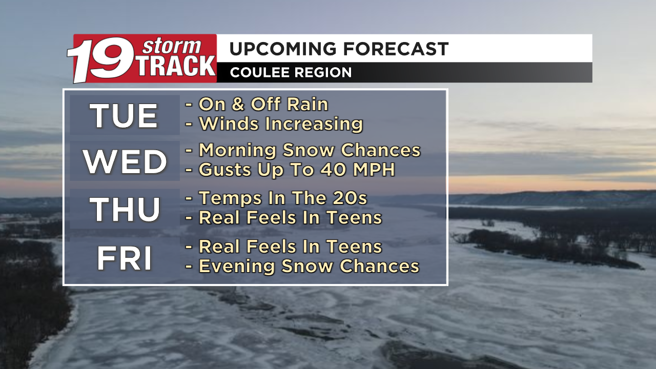 Snow Wednesday morning; Cold and blustery for the holidays | Top ...