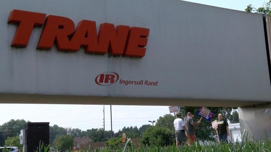 Trane employees strike for better working conditions | News | wxow.com