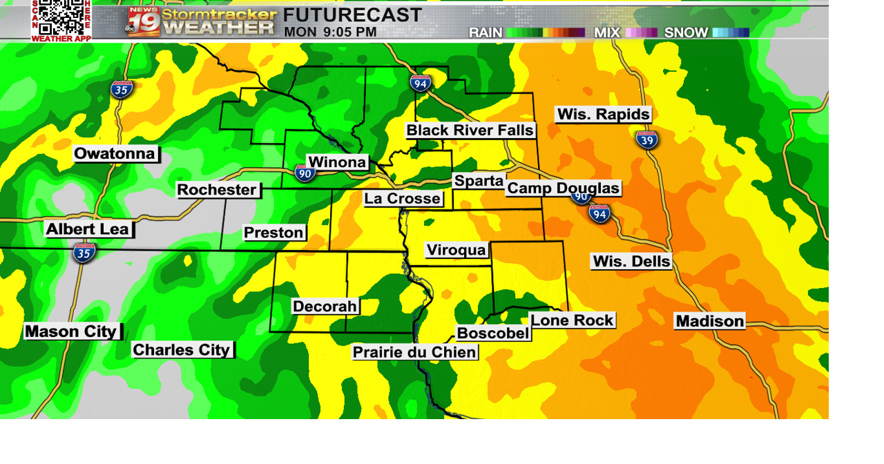 From snow to rain as we kick off the week | 19 Storm Track Weather ...