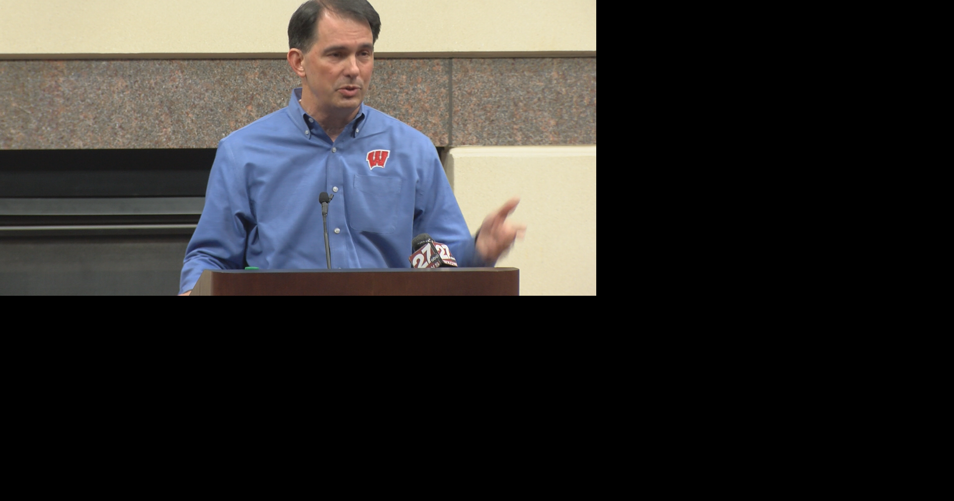 Former Gov. Scott Walker visits UW-Madison, discusses tariffs | News ...