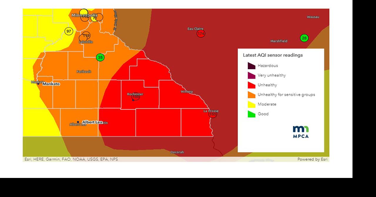 DNR, MPCA calls air quality advisory | News | wxow.com