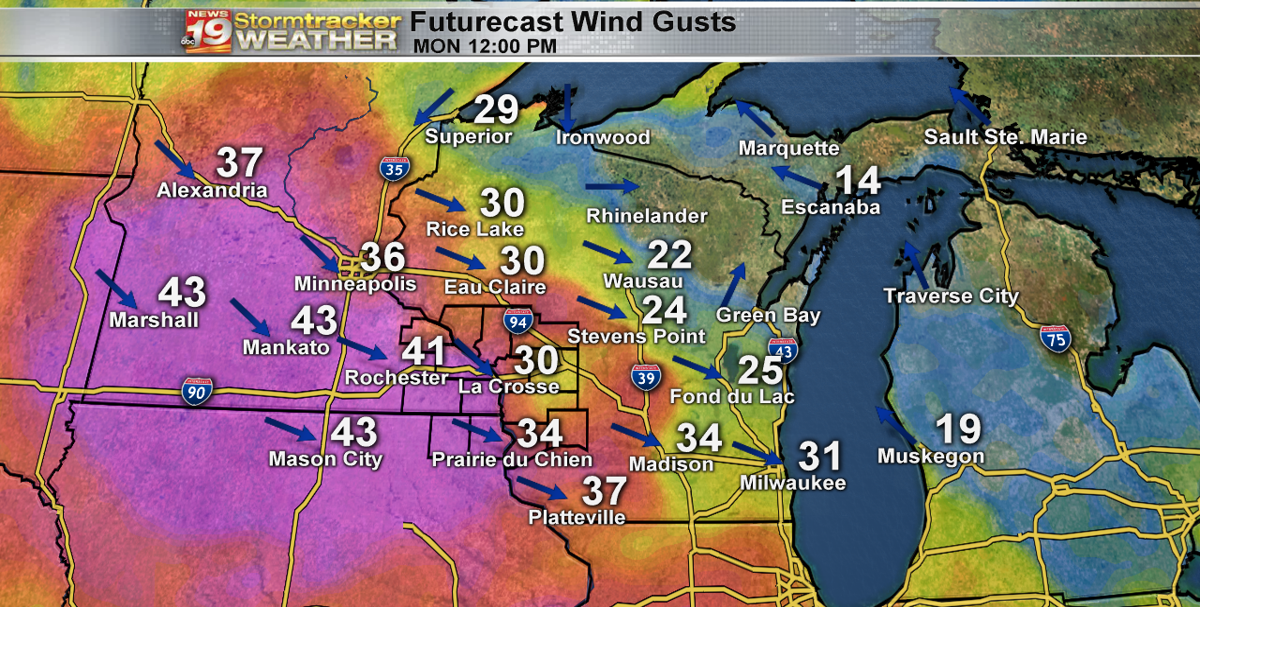 Welcoming winter with whipping winds | Weather Now | wxow.com