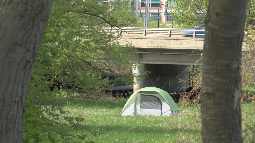 Nowhere to go, no rules applied, homeless people camp in marsh | News ...