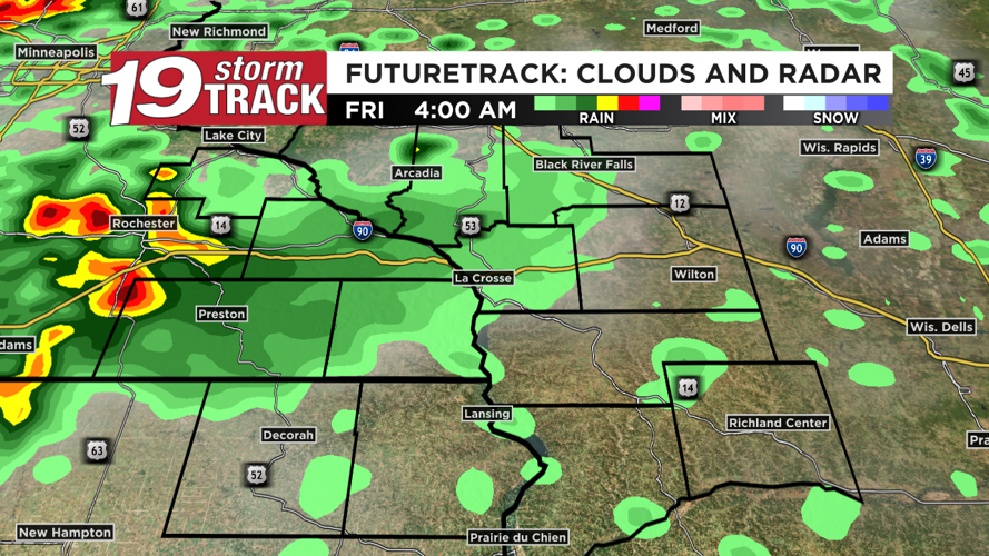 Tracking multiple rounds of storms this weekend | Top Stories | wxow.com