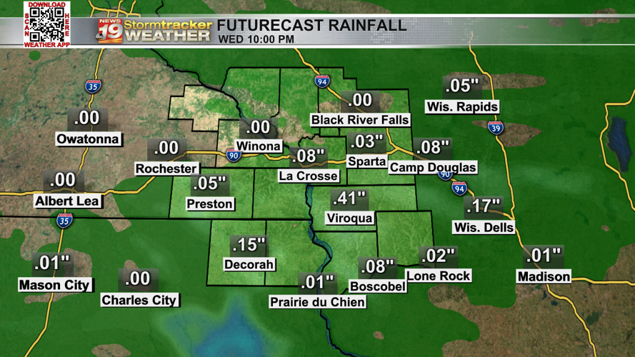 Staying seasonable ahead of slight rain chances Wednesday | 19 Storm Track Weather | wxow.com