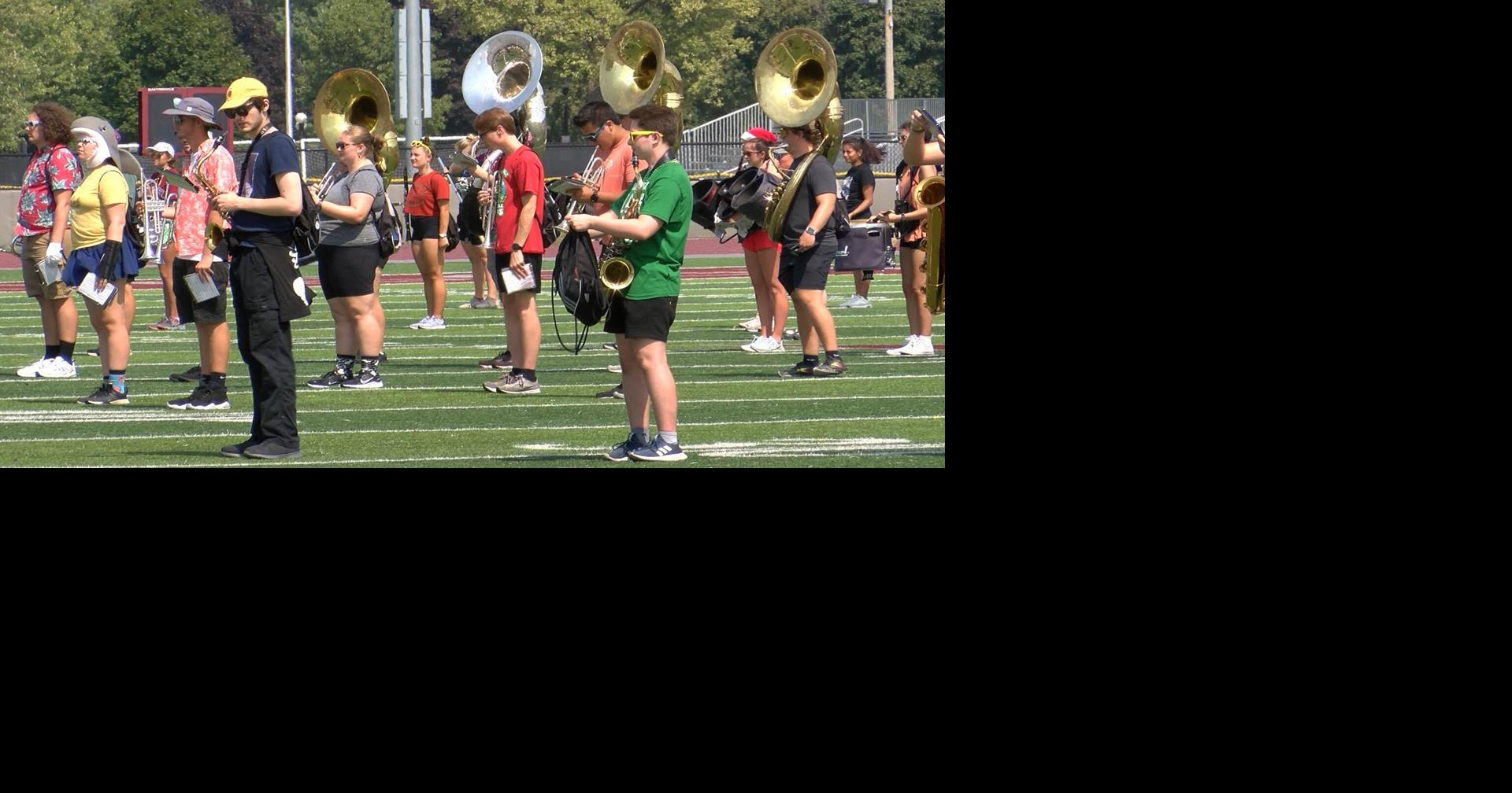Screaming Eagles Marching Band begins fall practices | News | wxow.com
