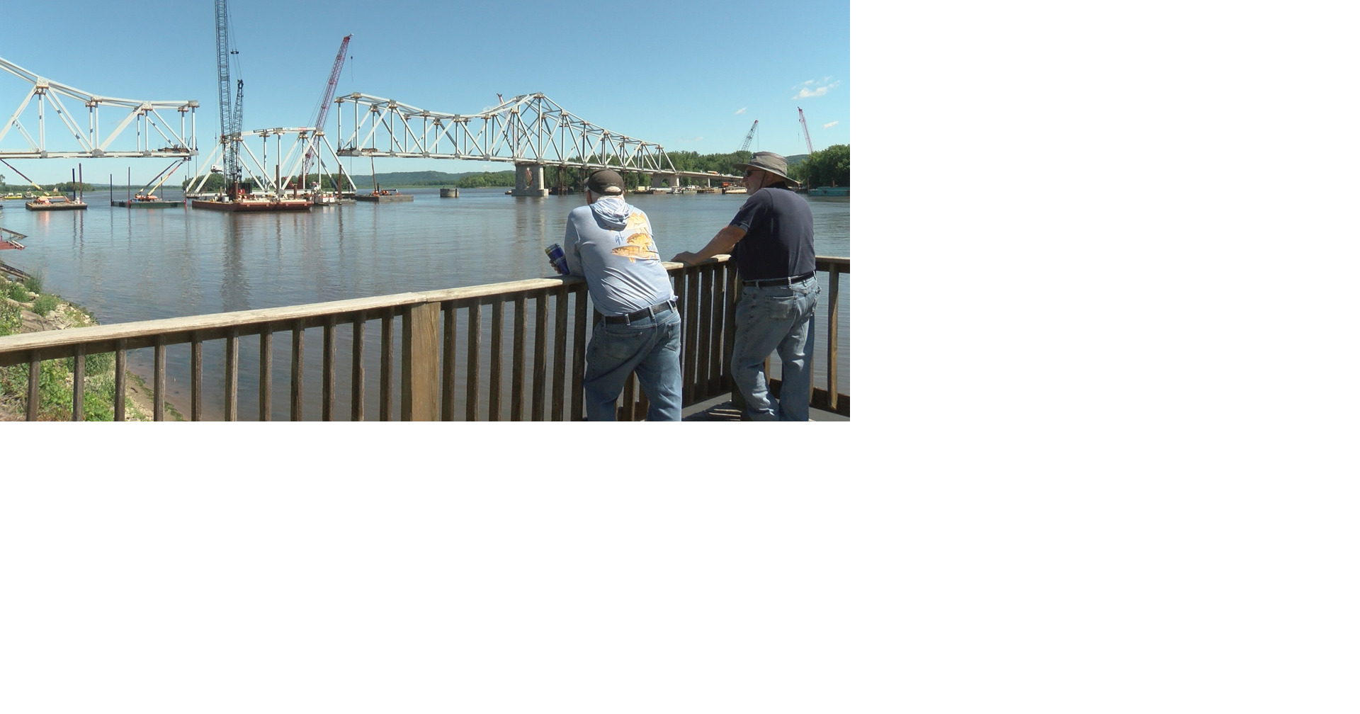 Lansing Bridge reaches major milestone with center span installation ...