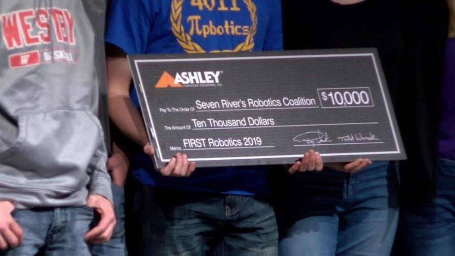 Kicking off the FIRST Robotics build season with Ashley Furniture ...