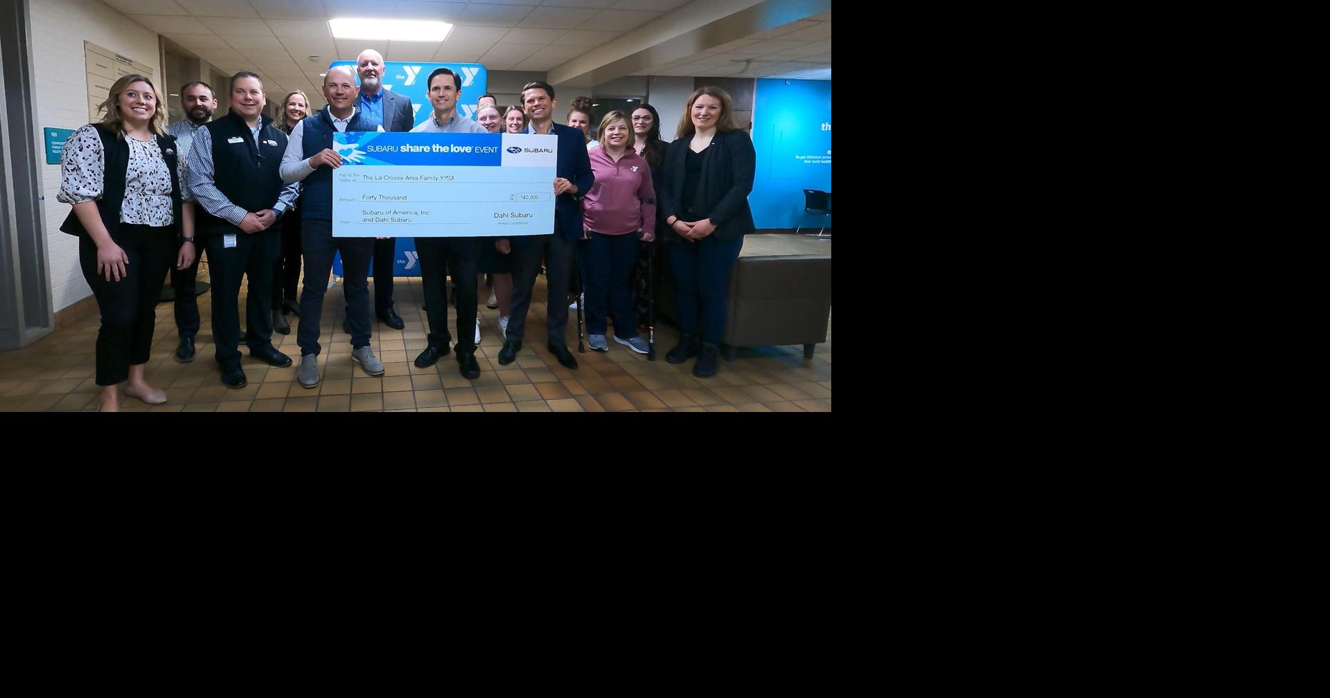 Dahl Subaru Shares the Love with La Crosse Area Family YMCA | News ...