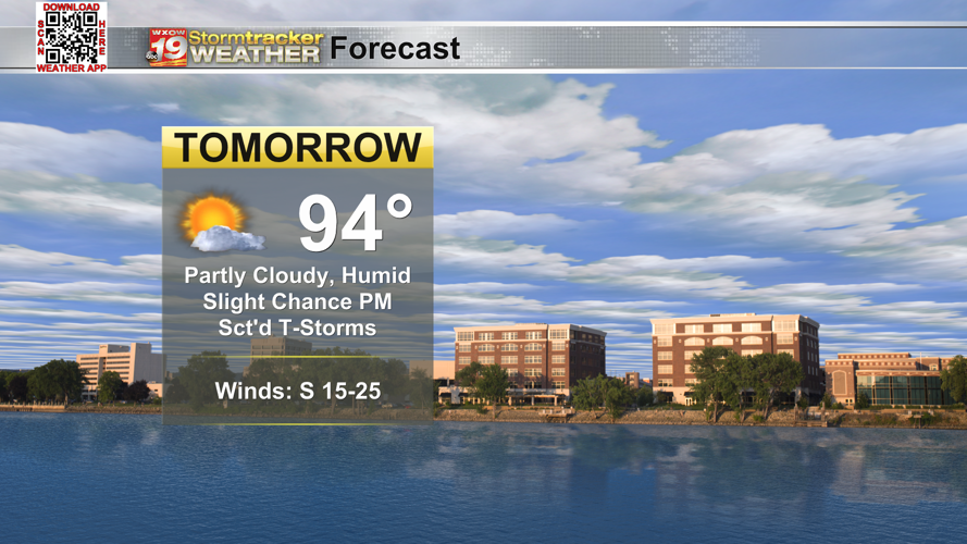 One more day of sweaty weather before a cold front containing strong to ...