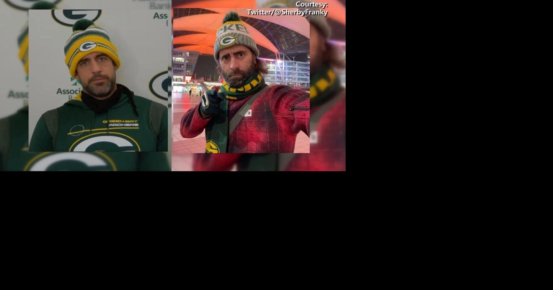 Aaron Rodgers' doppelganger spotted at Packers game, returns home to ...