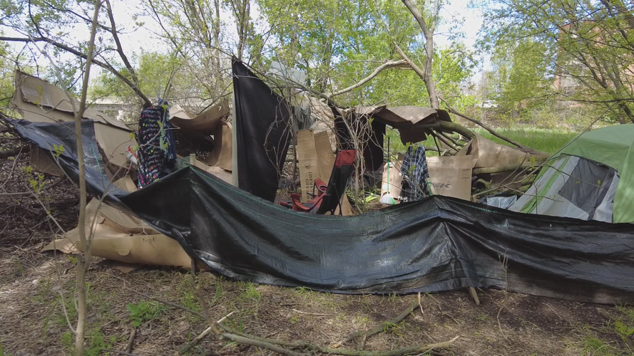 Nowhere to go, no rules applied, homeless people camp in marsh | News ...