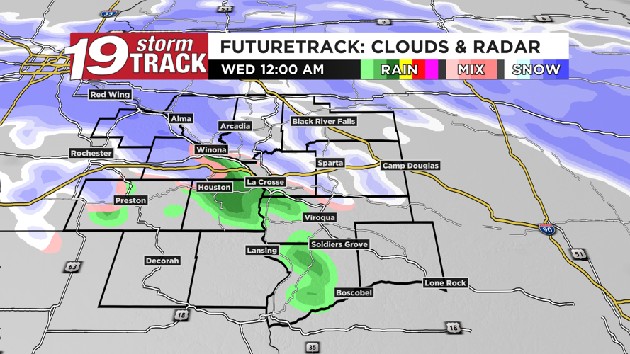 Tracking a strong clipper set to bring a mixture of rain, snow and ...
